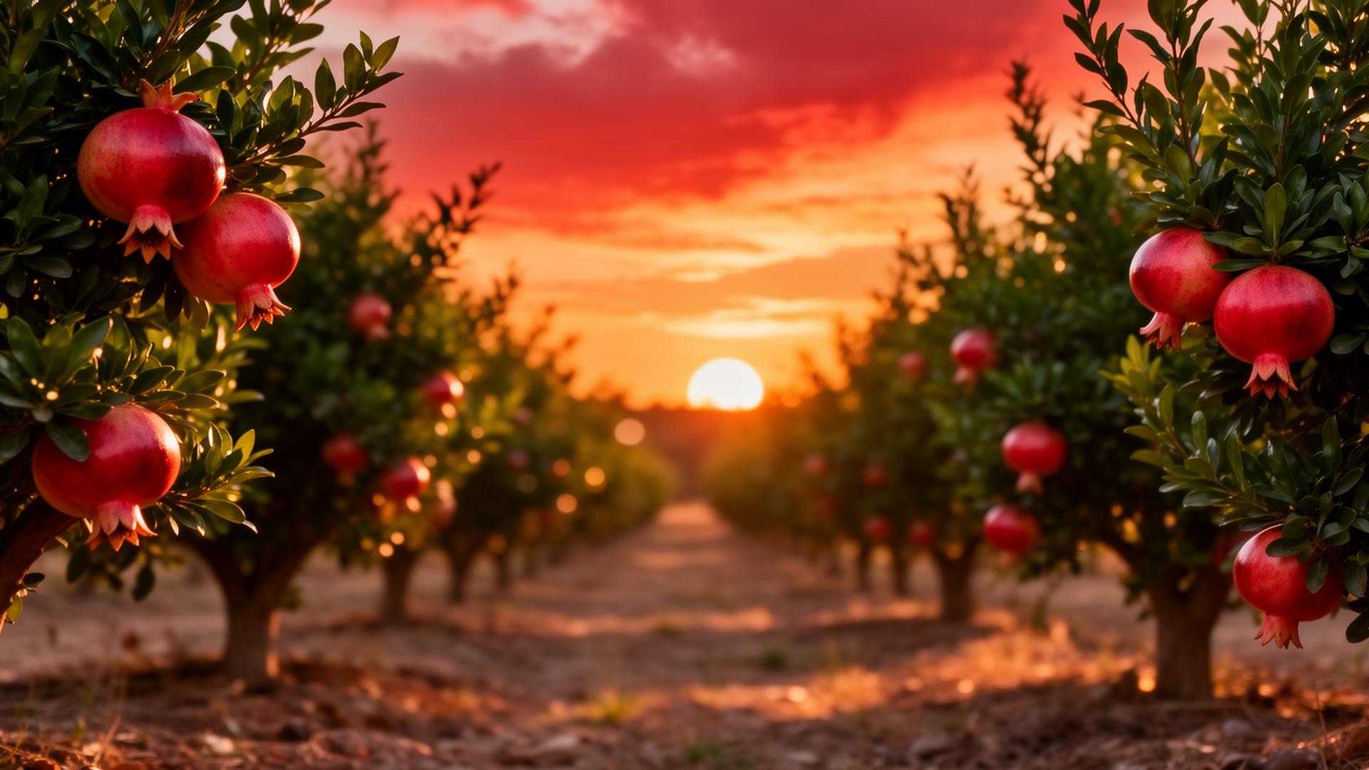 PomX Integrated Managed Pomegranate Farmland Near Bangalore